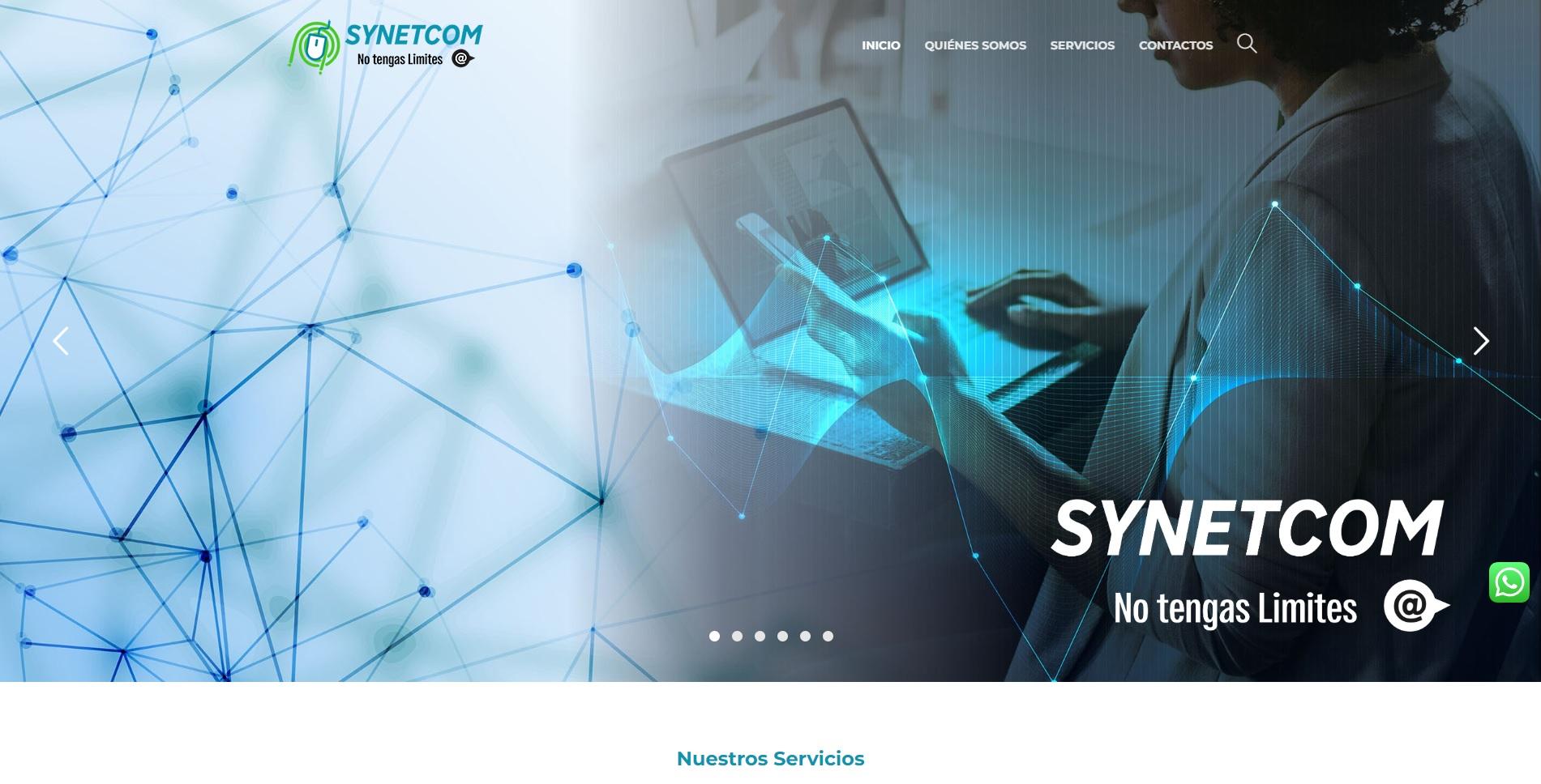 Synetcom - Qoriweb - Empresa de Elaboración Diseño Página web Precio ...